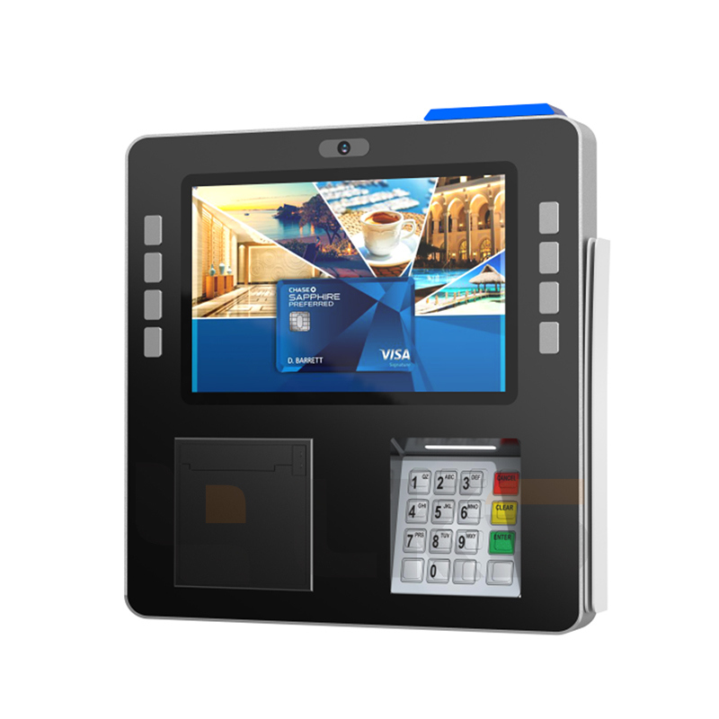 Wall-Mounted Self-Service Terminal 10.1 Inch Touchscreen Kiosk with ...
